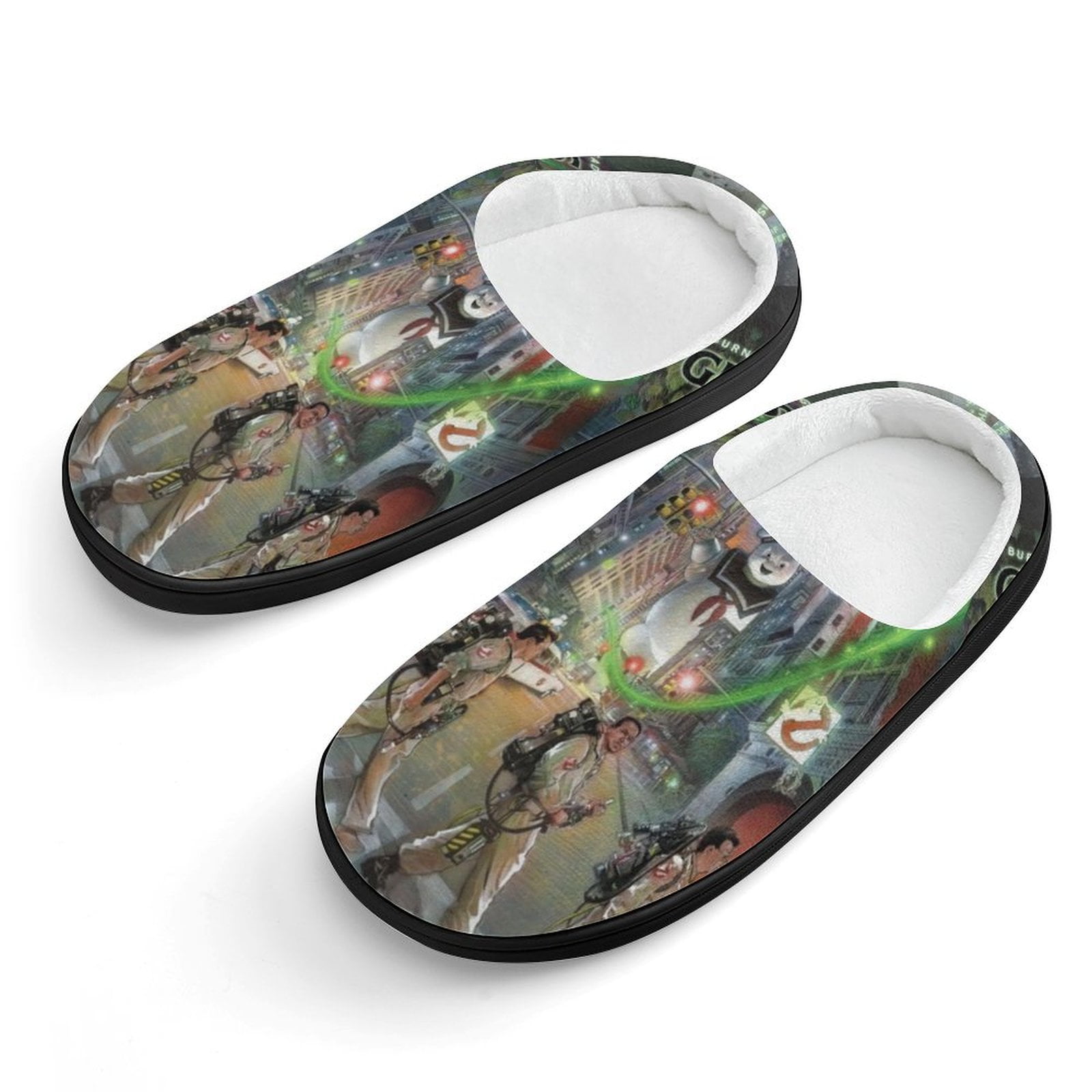 Ghostbusters Worlds Kids Cotton Slippers Slip-on Indoor Memory Foam ...