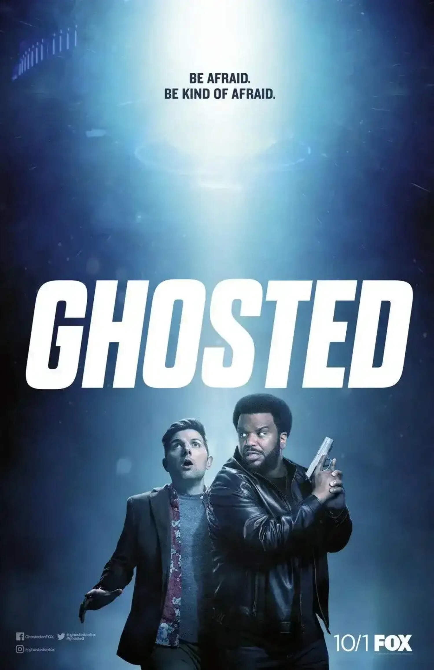 Ghosted 2017 SDCC mini poster Craig Robinson Adam Scott - Walmart.com