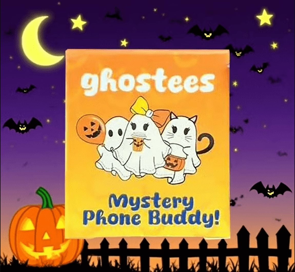 Ghostees Mystery Phone Buddy – Spooky Cute Halloween Ghost Phone Accessory, Blind Box ...