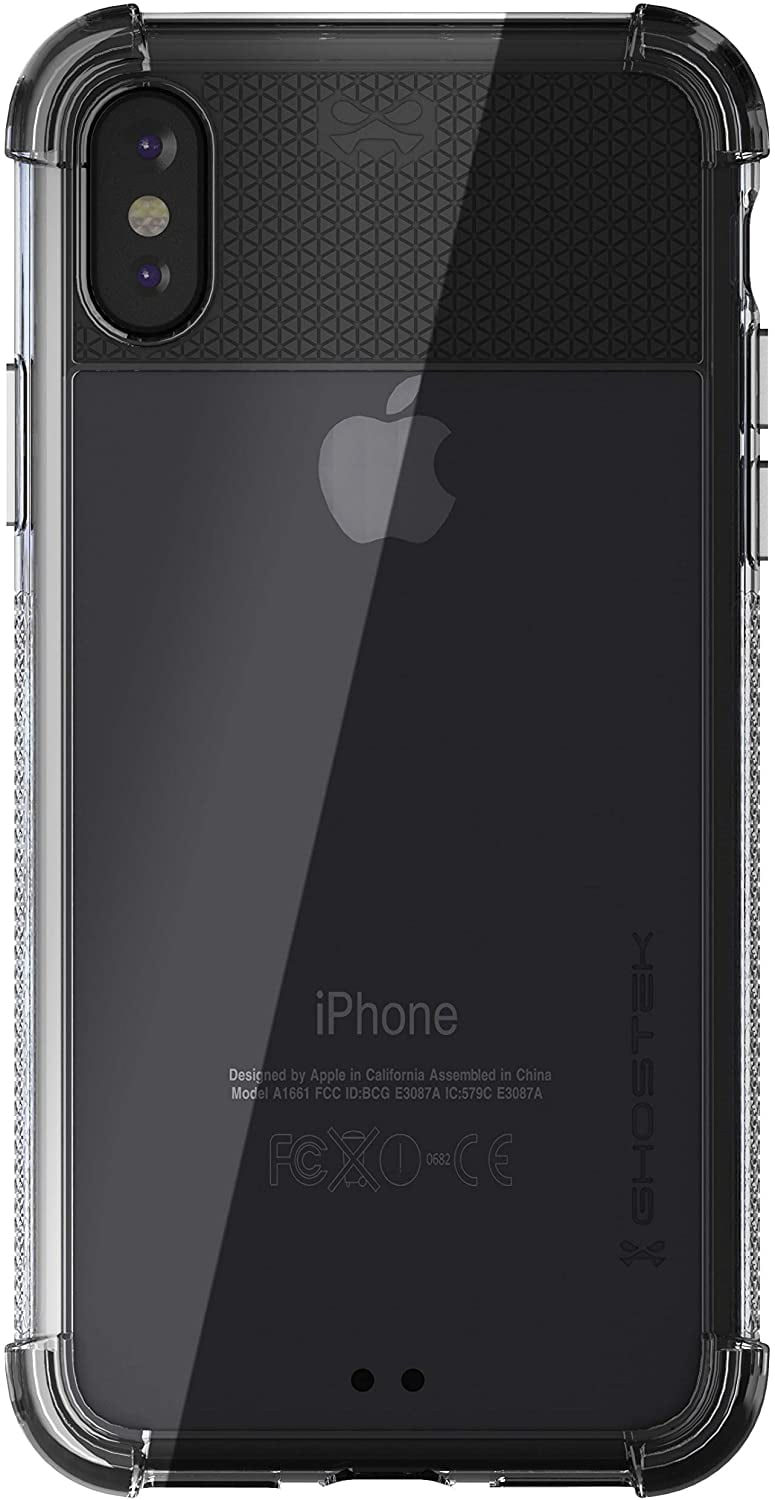 Ghostek Covert Clear Silicone iPhone X Case with Grip Sides and Drop ...