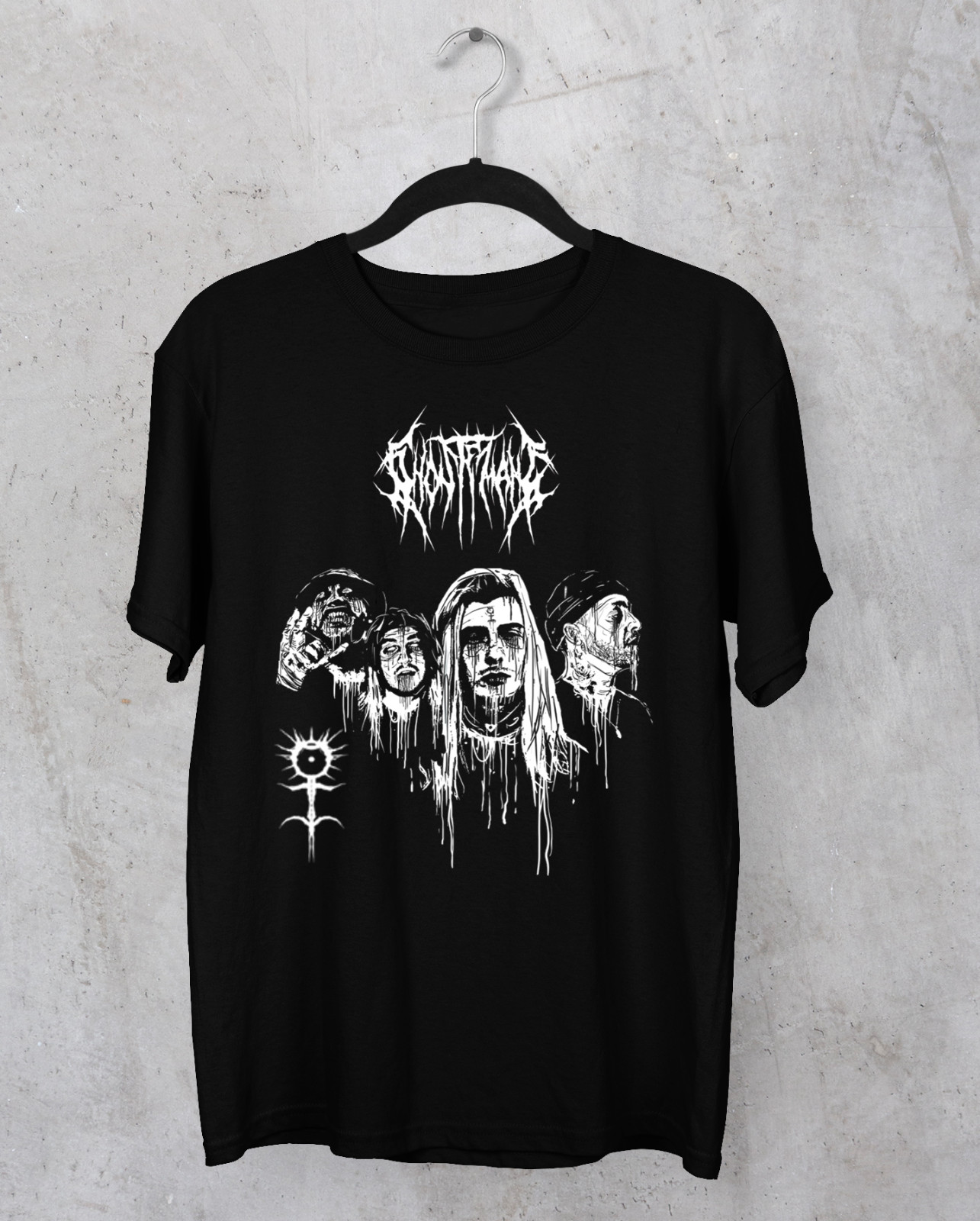 Ghostemane artwork T-shirt black Short sleeve All sizes S to 5Xl JM34 ...