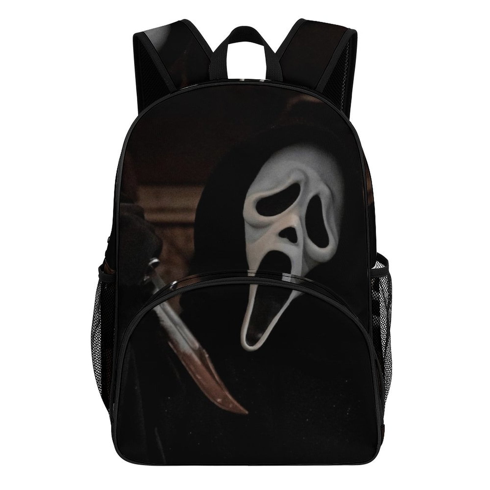 Ghostface Backpack Stylish College Daypack Cute Travel Carry On Bag 17 ...