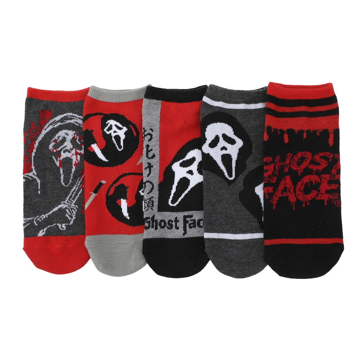 Ghostface Character Art Women's 5-Pair Ankle Socks - Walmart.com