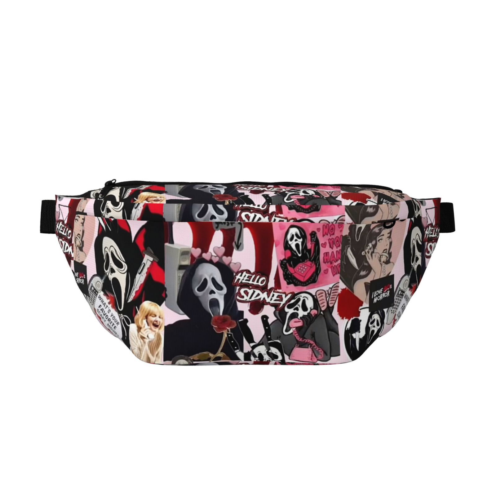 Ghostface Crossbody Waist Bag Sport Fanny Pack Adjustable Belt Bag for ...