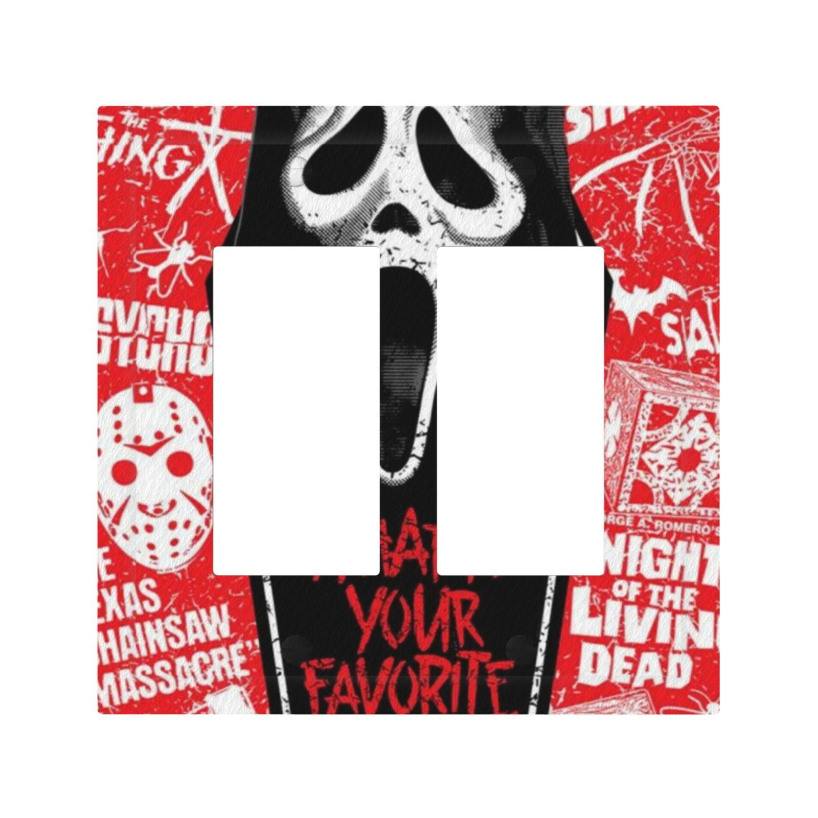 Ghostface Decorative Wall Plates, Mid-Size 4.92" height x 4.96" length ...