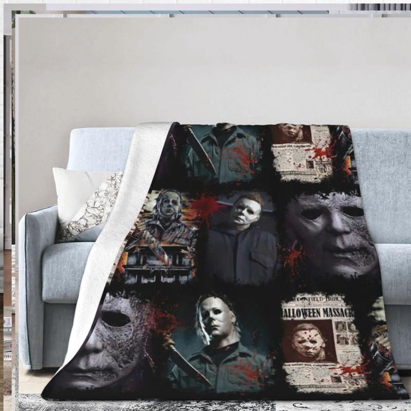 Ghostface Halloween Throw Blanket, No You Hang Up Horror Movie ...