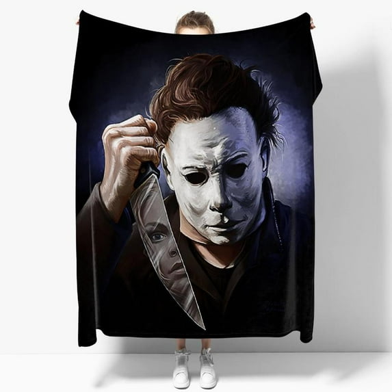 Ghostface Halloween Throw Blanket, No You Hang Up Horror Movie ...