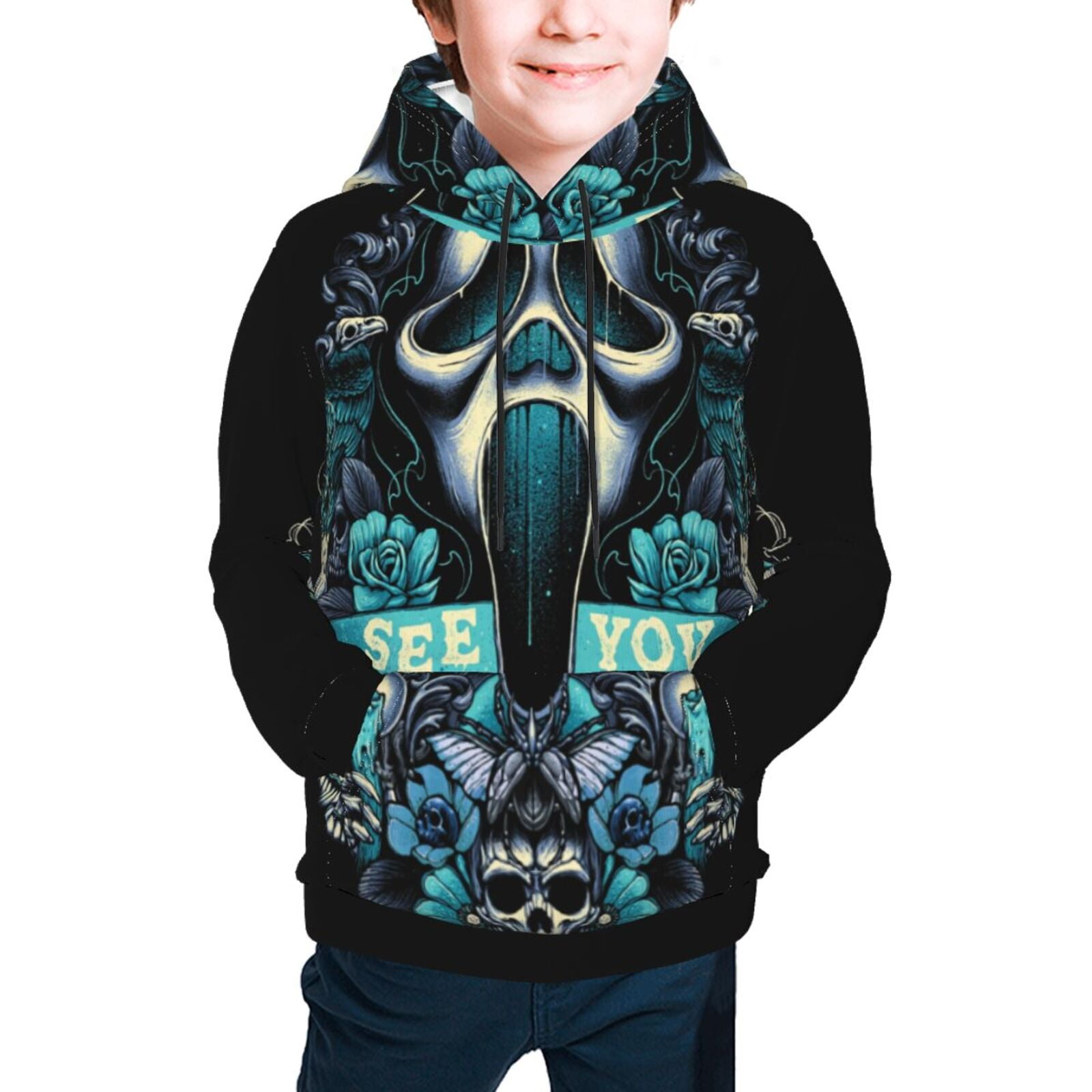 Ghostface Hoodies For Kids Hoody For Girl Boy Teenagers Hoody Youth ...