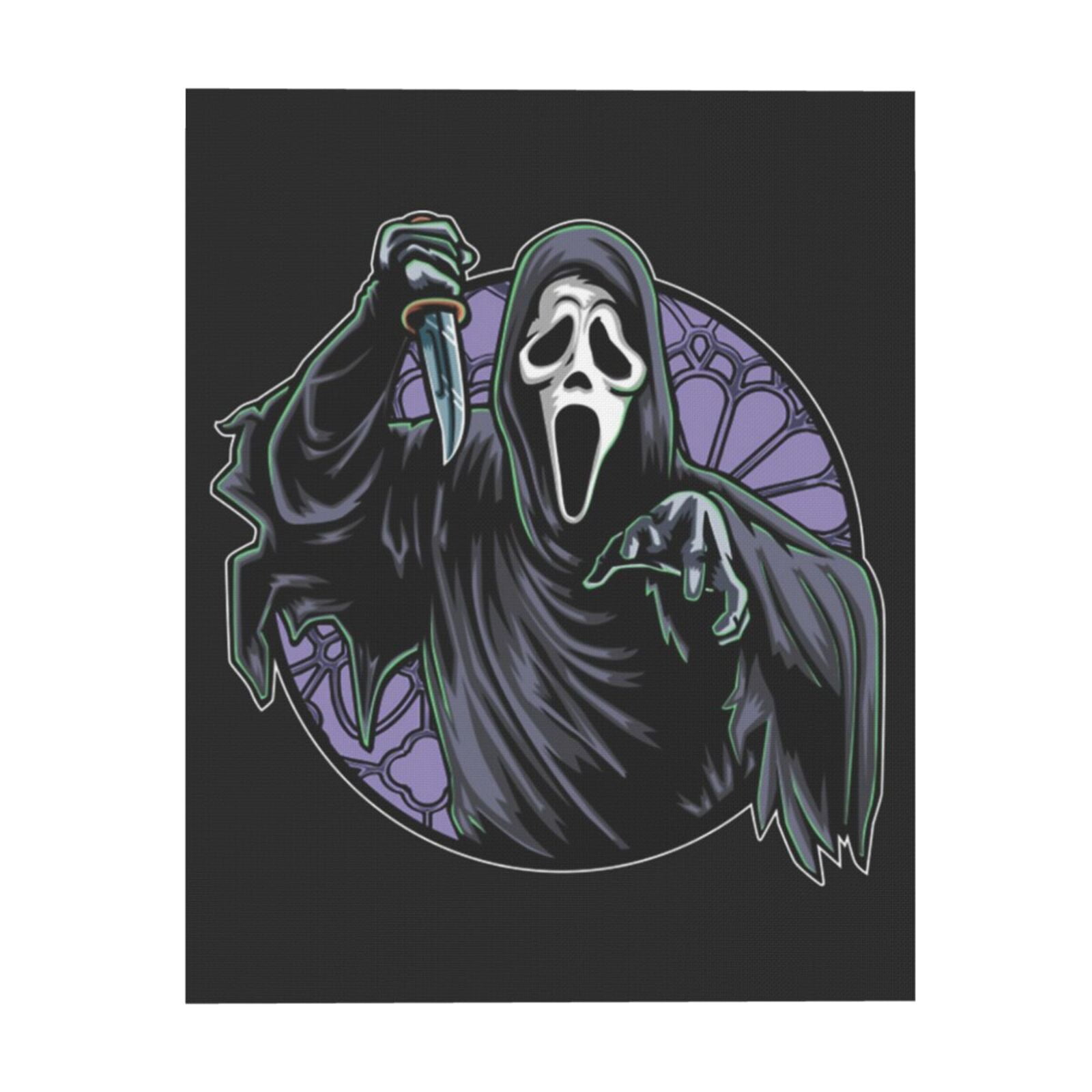 Ghostface Horror Scream Canvas Decorative Poster Art Picture Painting ...
