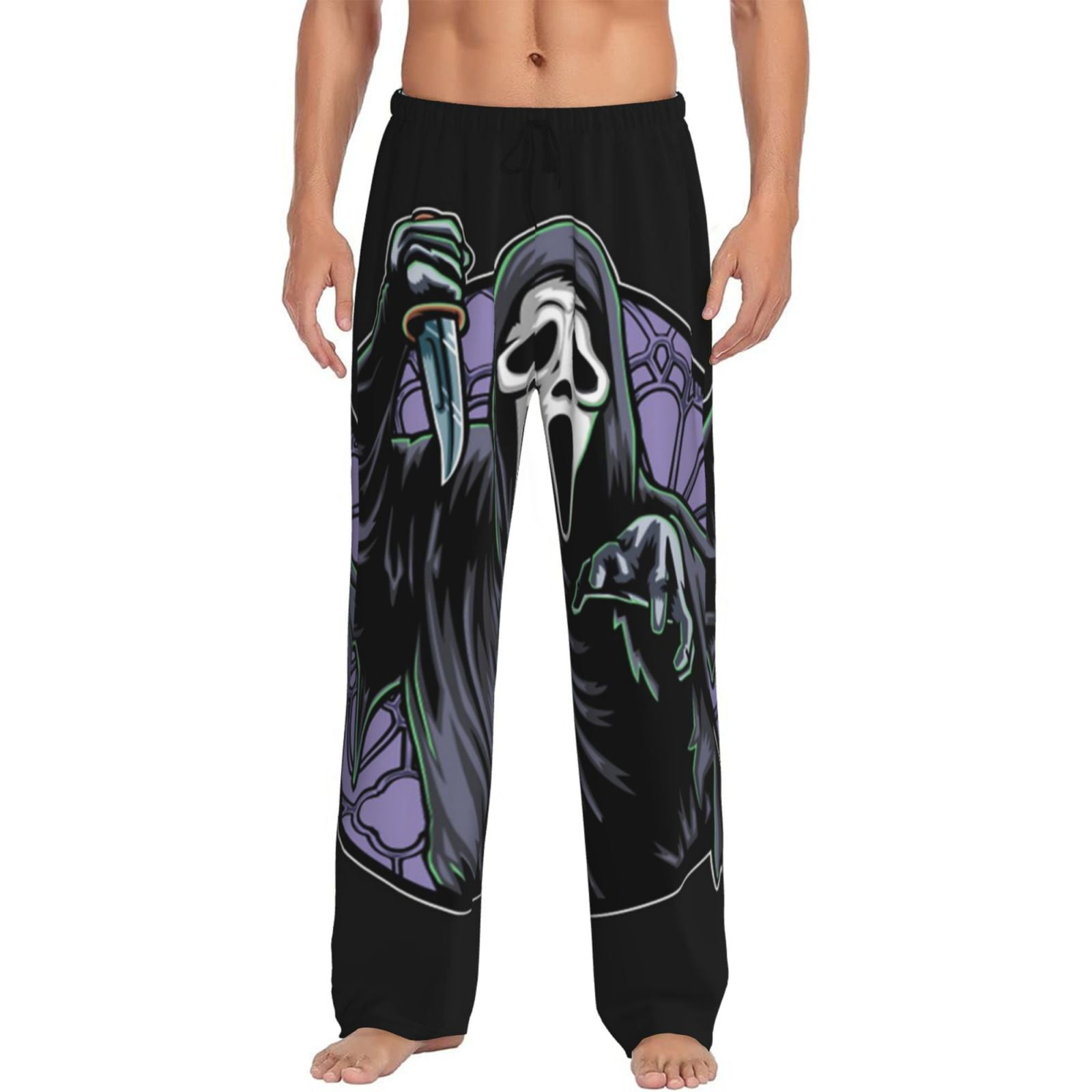 Ghostface Horror Scream Men's Pajama Pants Lounge Fashion Cozy Daily ...