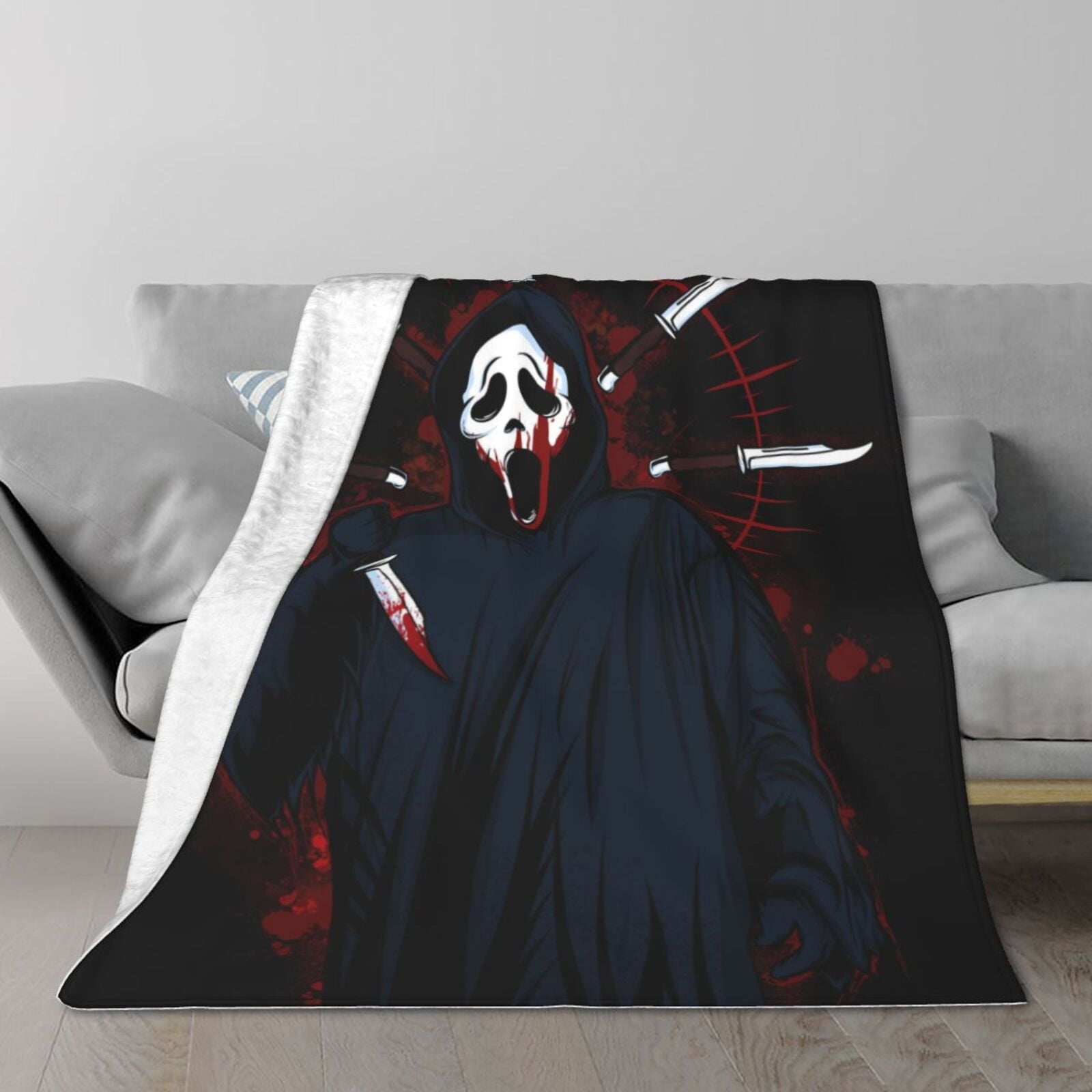 Ghostface Killer Film Scream Air Conditioning Blanket Lightweight Soft ...