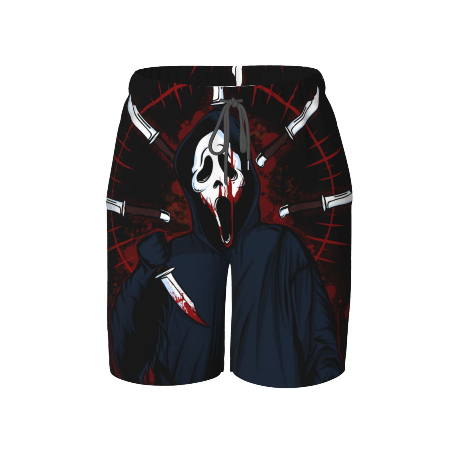 Ghostface Killer Film Scream Boy's Swim Trunks Quick Dry Teen Board ...