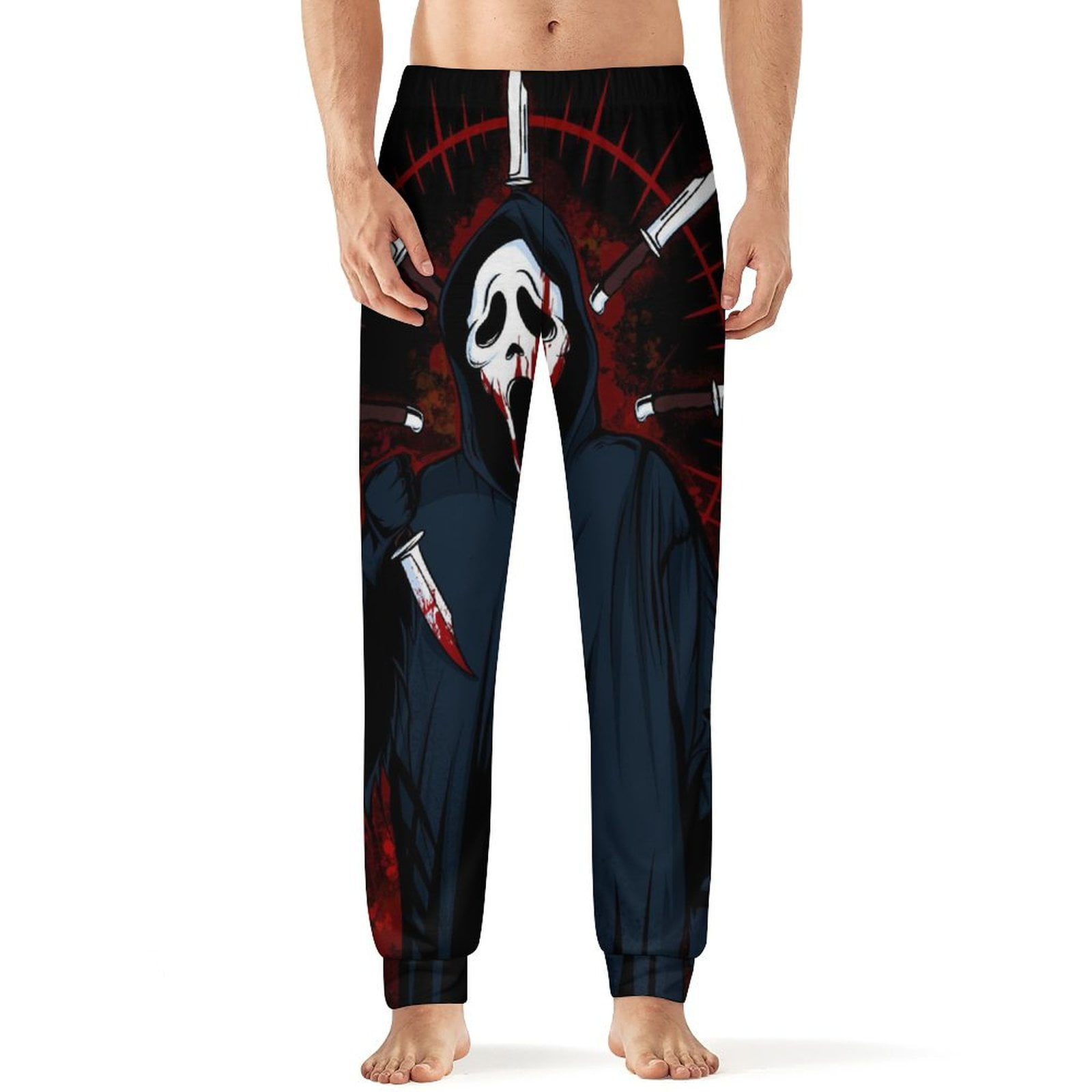 Ghostface Killer Film Scream Men's Pajama Pants Bottoms Fashion Daily ...