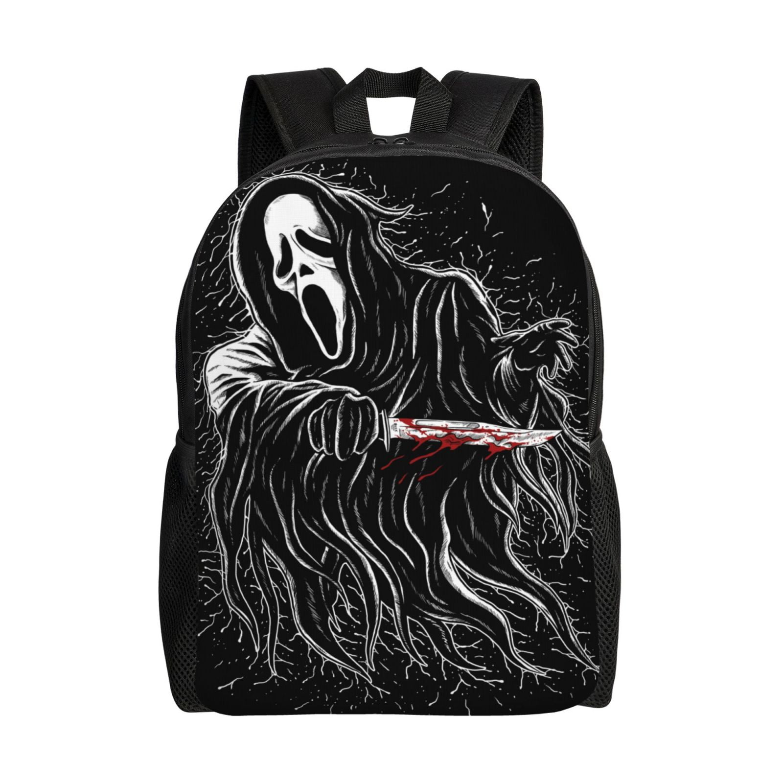 Ghostface Killer Scream Backpack Schoolbag Lightweight Durable Travel ...