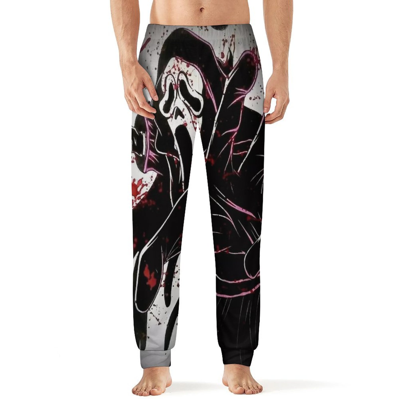 Ghostface Killer Scream Film Men's Pajama Pants Bottoms Fashion Daily ...