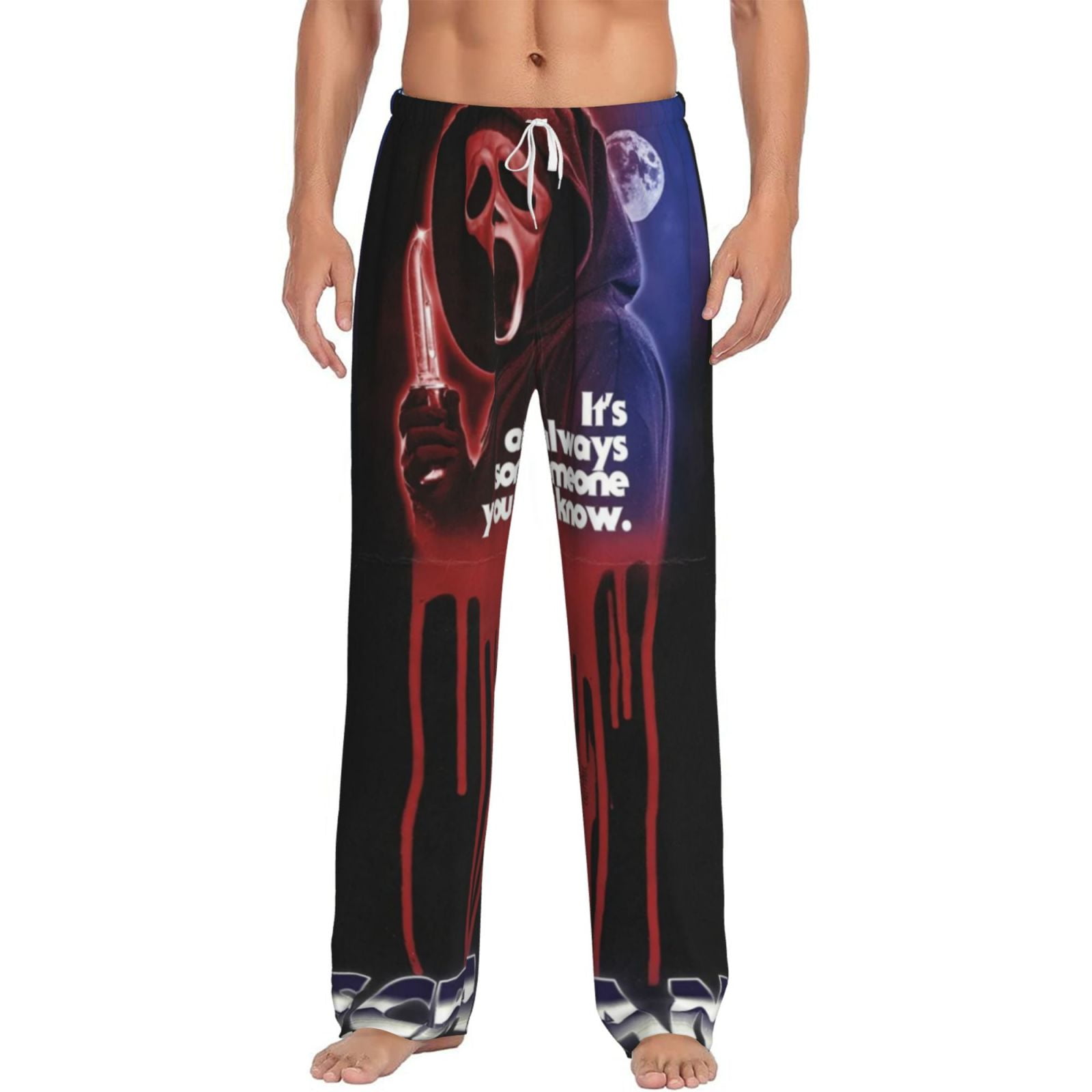 Ghostface Killer Scream Movie Men's Pajama Pants Lounge Fashion Cozy ...