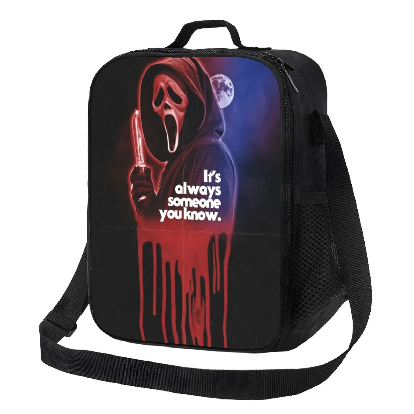 Ghostface Killer Scream Movie Portable Lunch Bag Tote Bento Bag ...