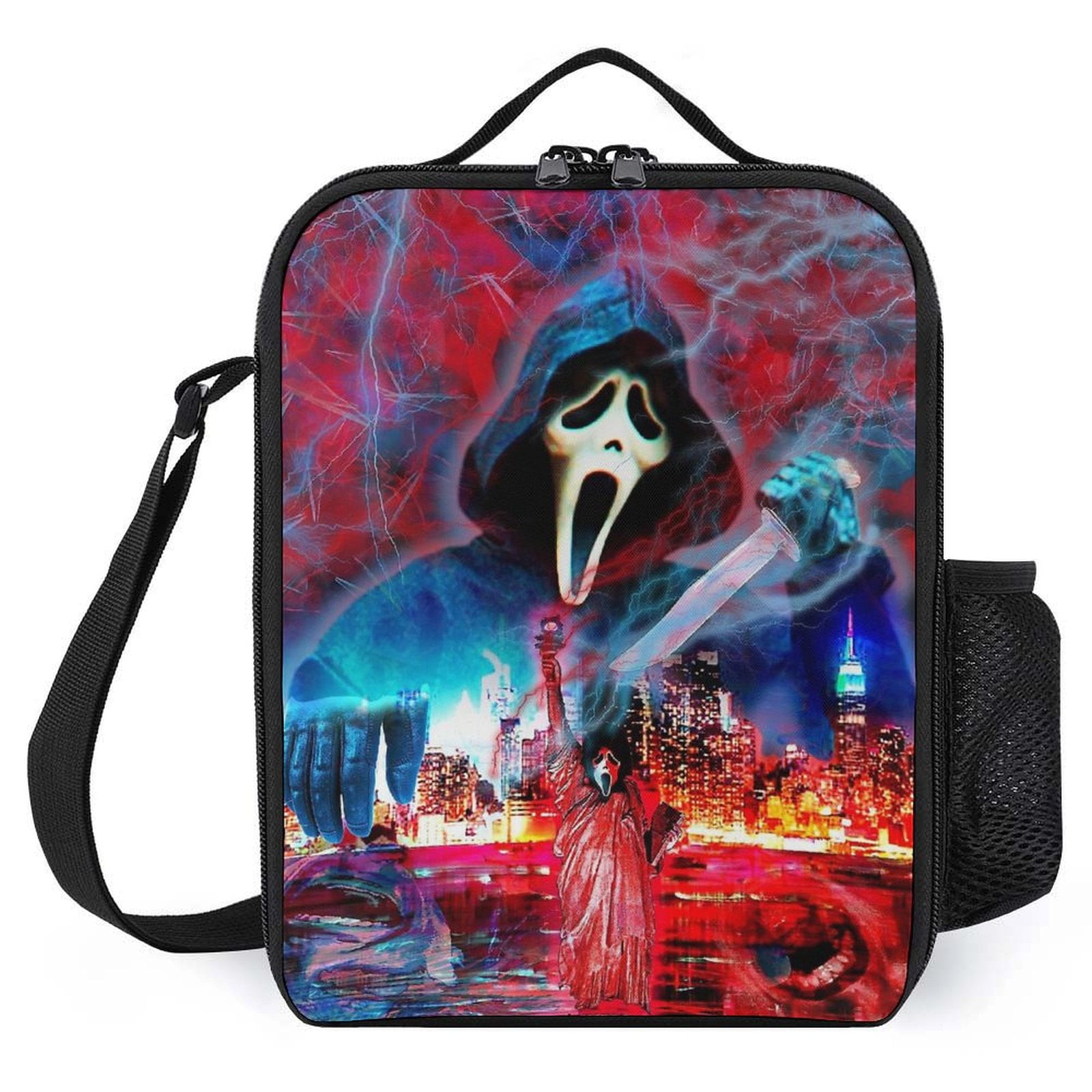 Ghostface Lunchbox for Woman Man Portable Thermal Insulated Tote Bag ...