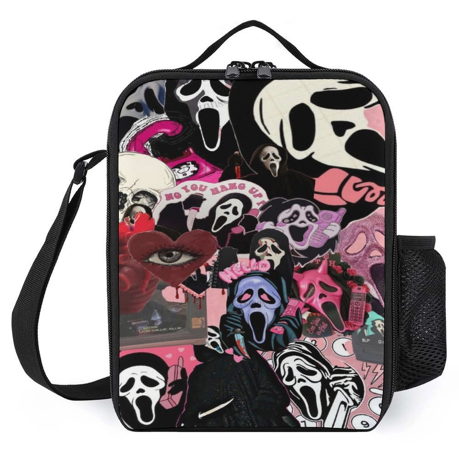 Ghostface Lunchbox for Woman Man Portable Thermal Insulated Tote Bag ...