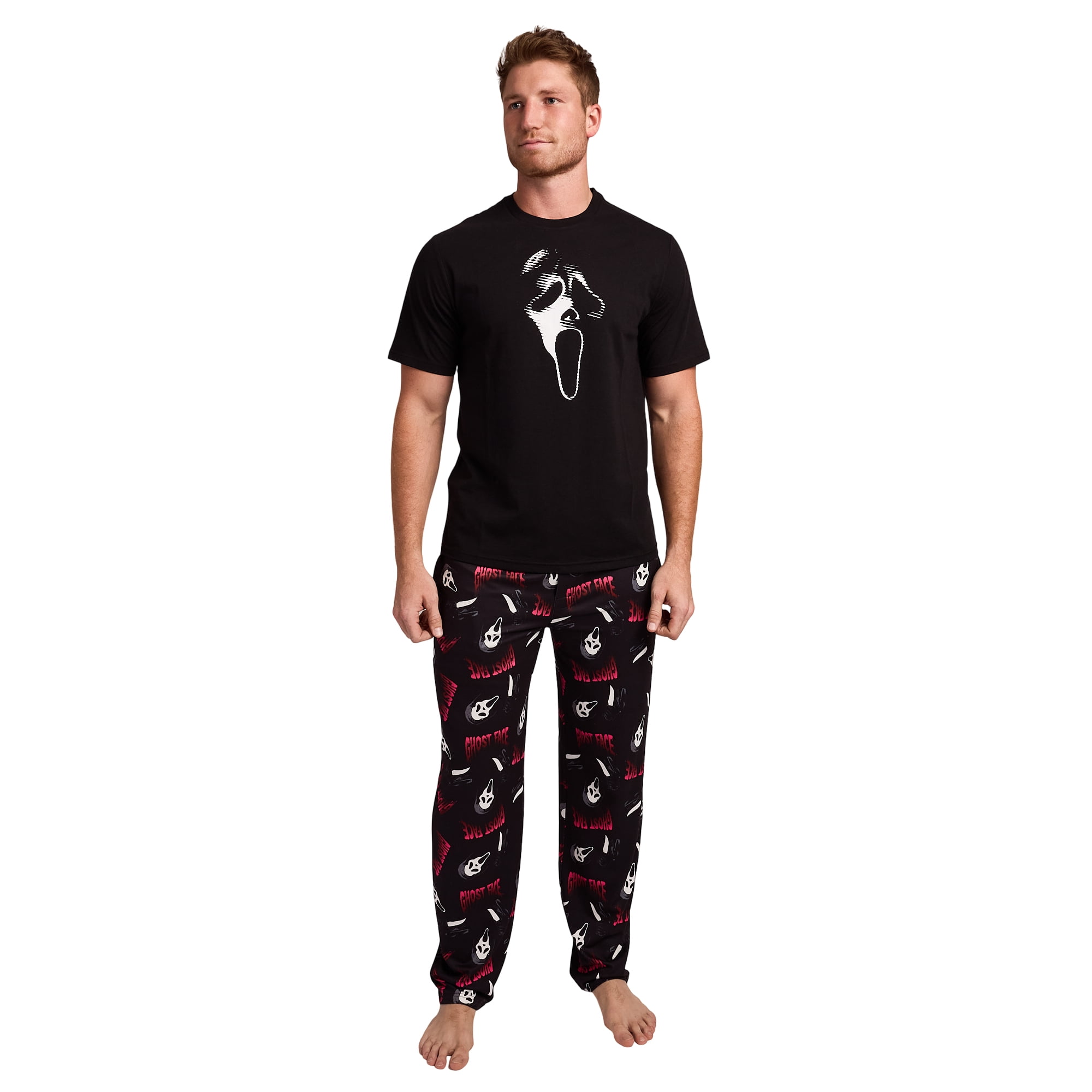 Ghostface Mask Men's 2-Pack Pajama Set-Small - Walmart.com