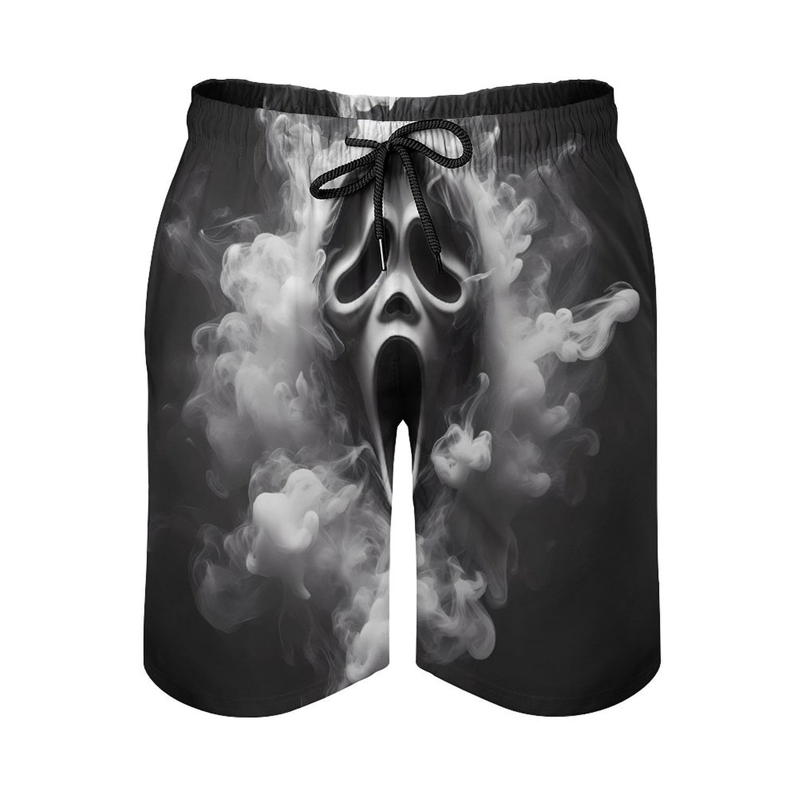Ghostface Men's Shorts Quick Dry 3D Printed Beach Men's Swim Trunks ...