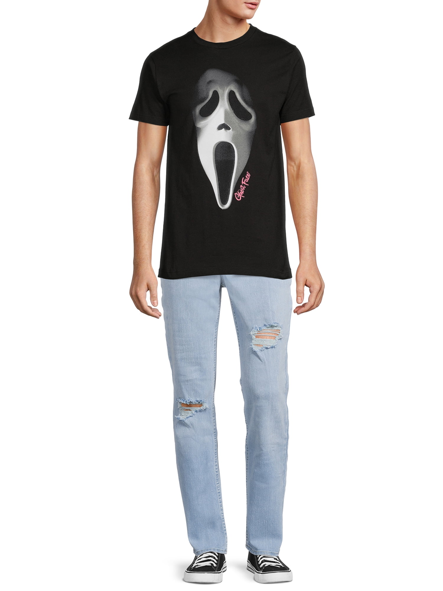 Ghostface Men's and Big Men's Short Sleeve Graphic Tee - Walmart.com