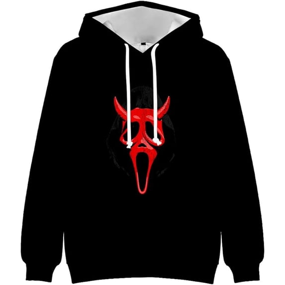 Ghostface Movie Merch Scream 7 Hoodie Spring&Autumn Fashion Men/Women ...