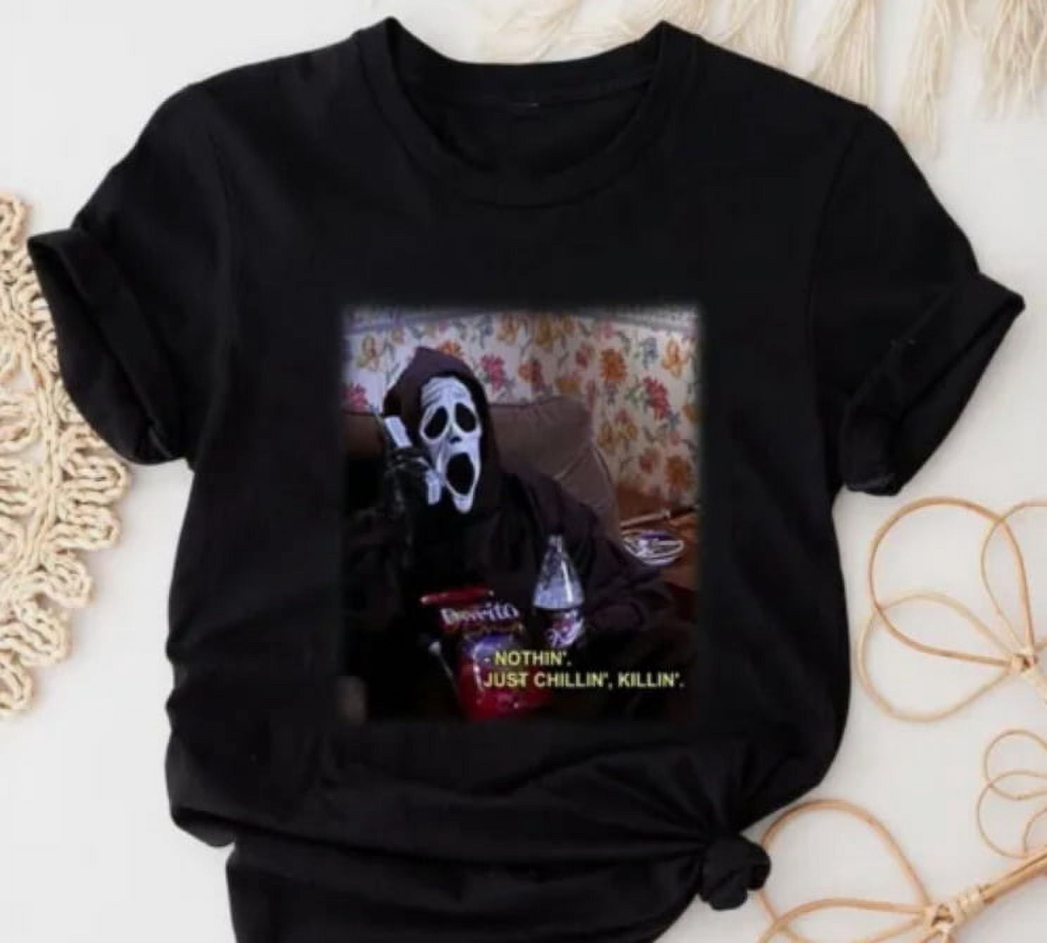 Ghostface Nothin' Chillin Killin Let's Watch Scary Movie Horror ...