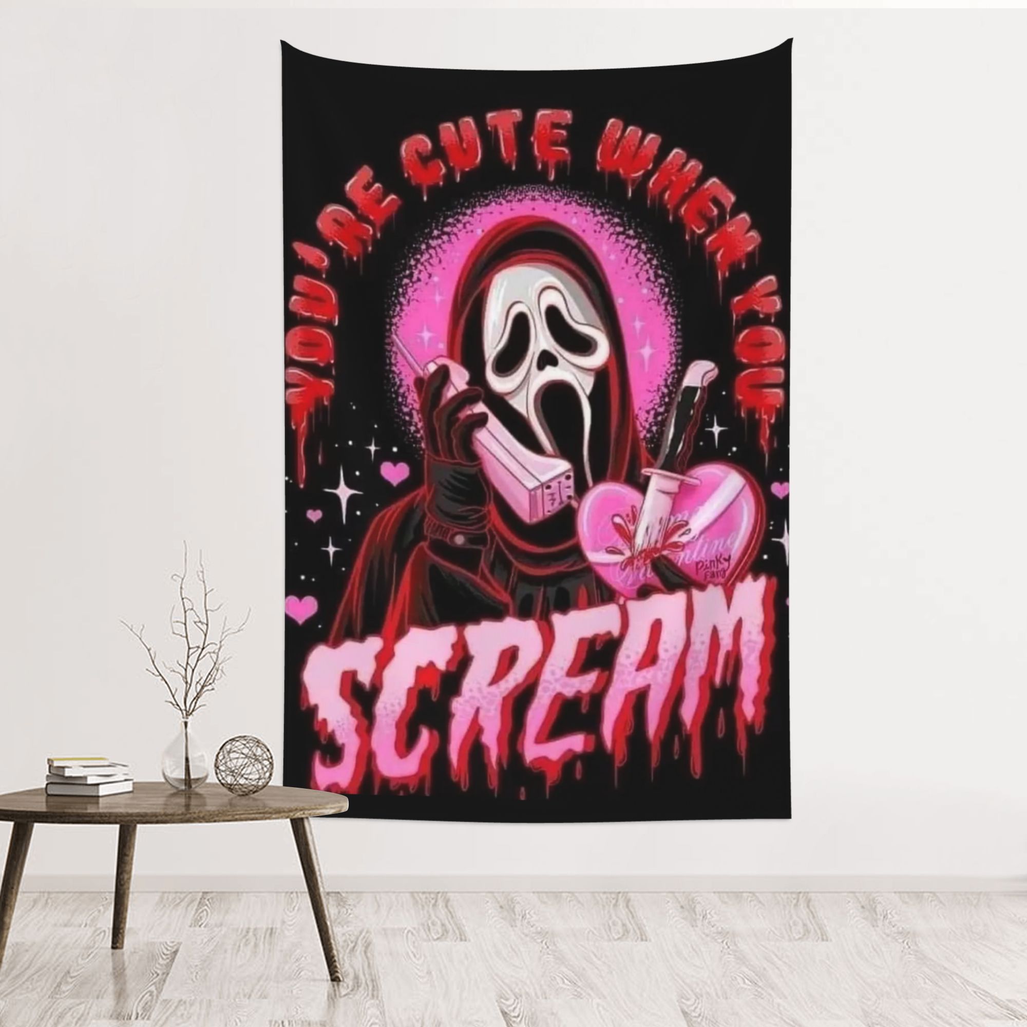 Ghostface Sc-ream Tapestry Wall Hanging Aesthetic Tapestries Art for ...