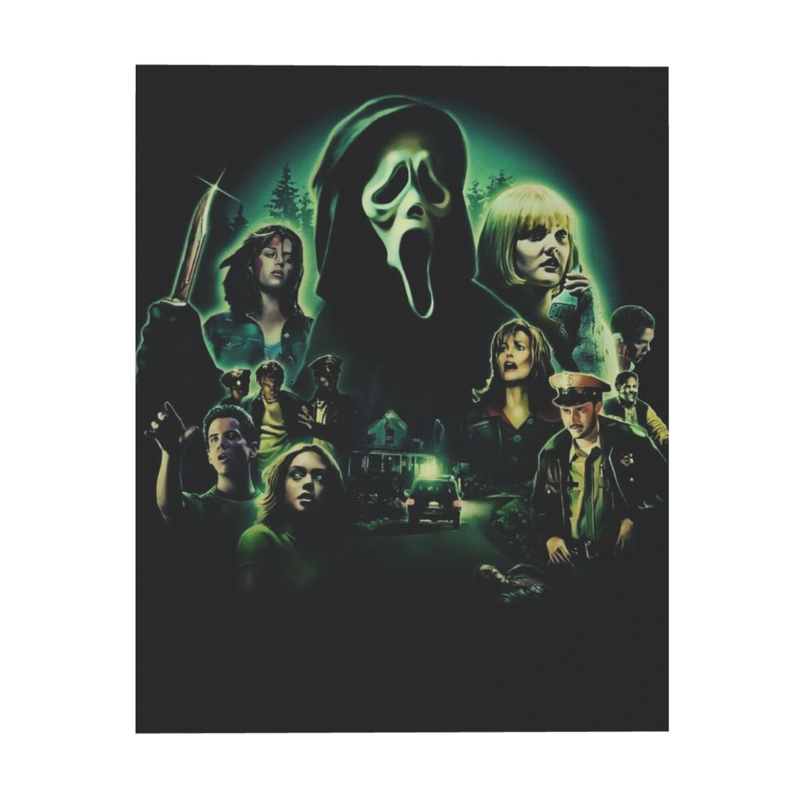 Ghostface Scream Film Canvas Decorative Poster Unframed Wall Art ...