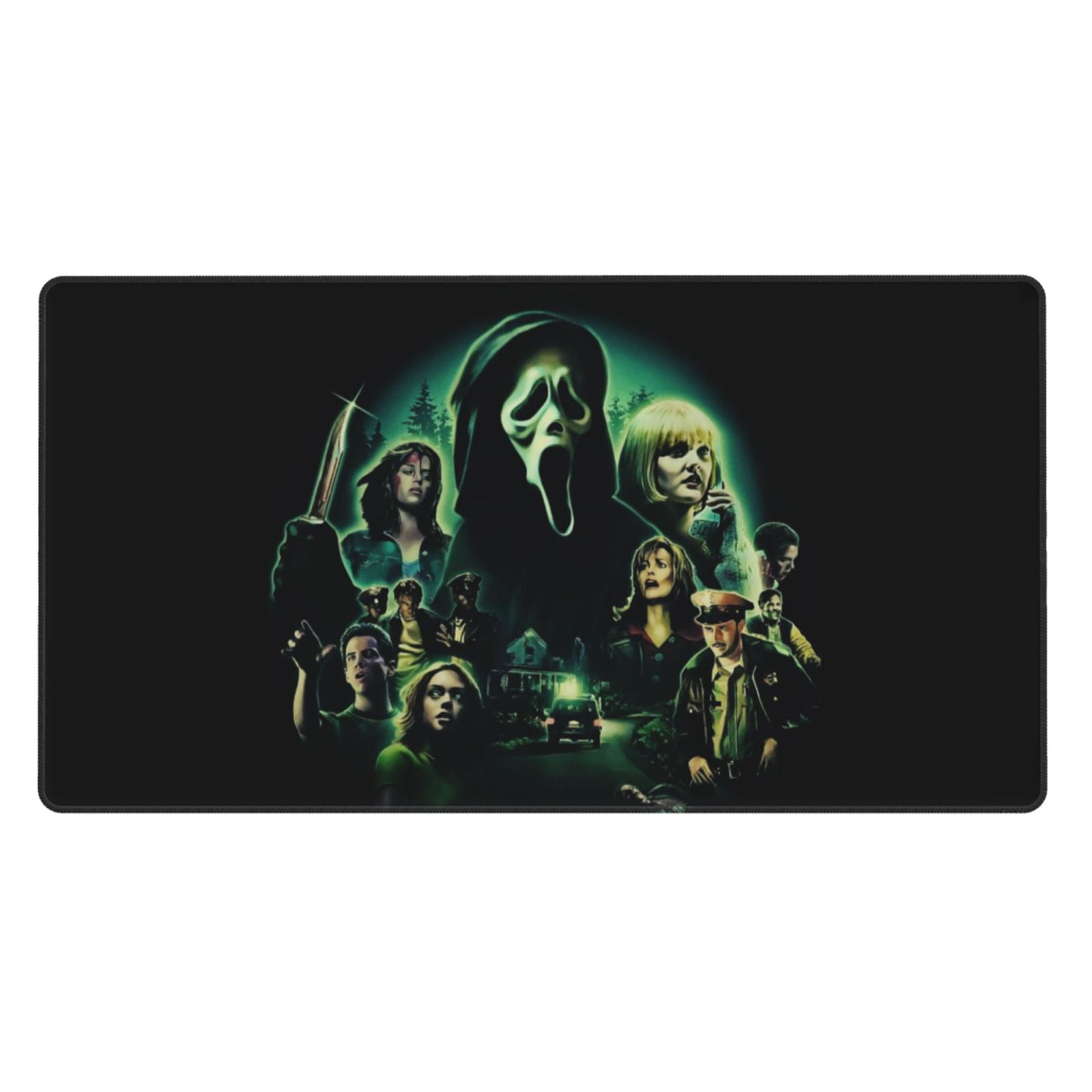 Ghostface Scream Film Extended Gaming Mousepad Stitched Edge Mouse Pad ...