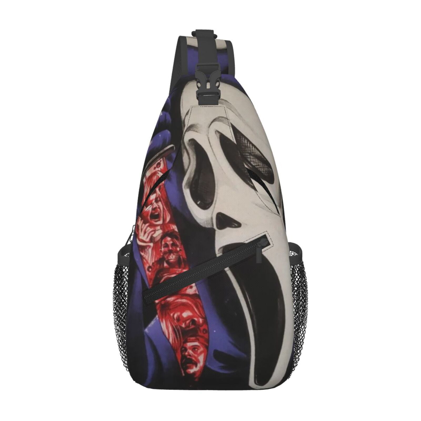Ghostface Scream Film Sling Bag Casual Shoulder Chest Bags Crossbody ...