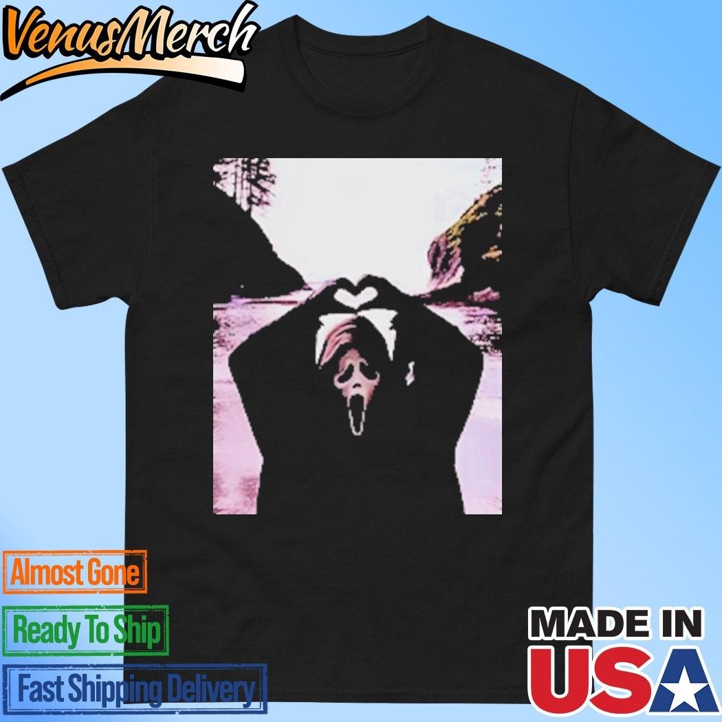 Ghostface Scream Halloween Heart Hands Shirt - Walmart.com