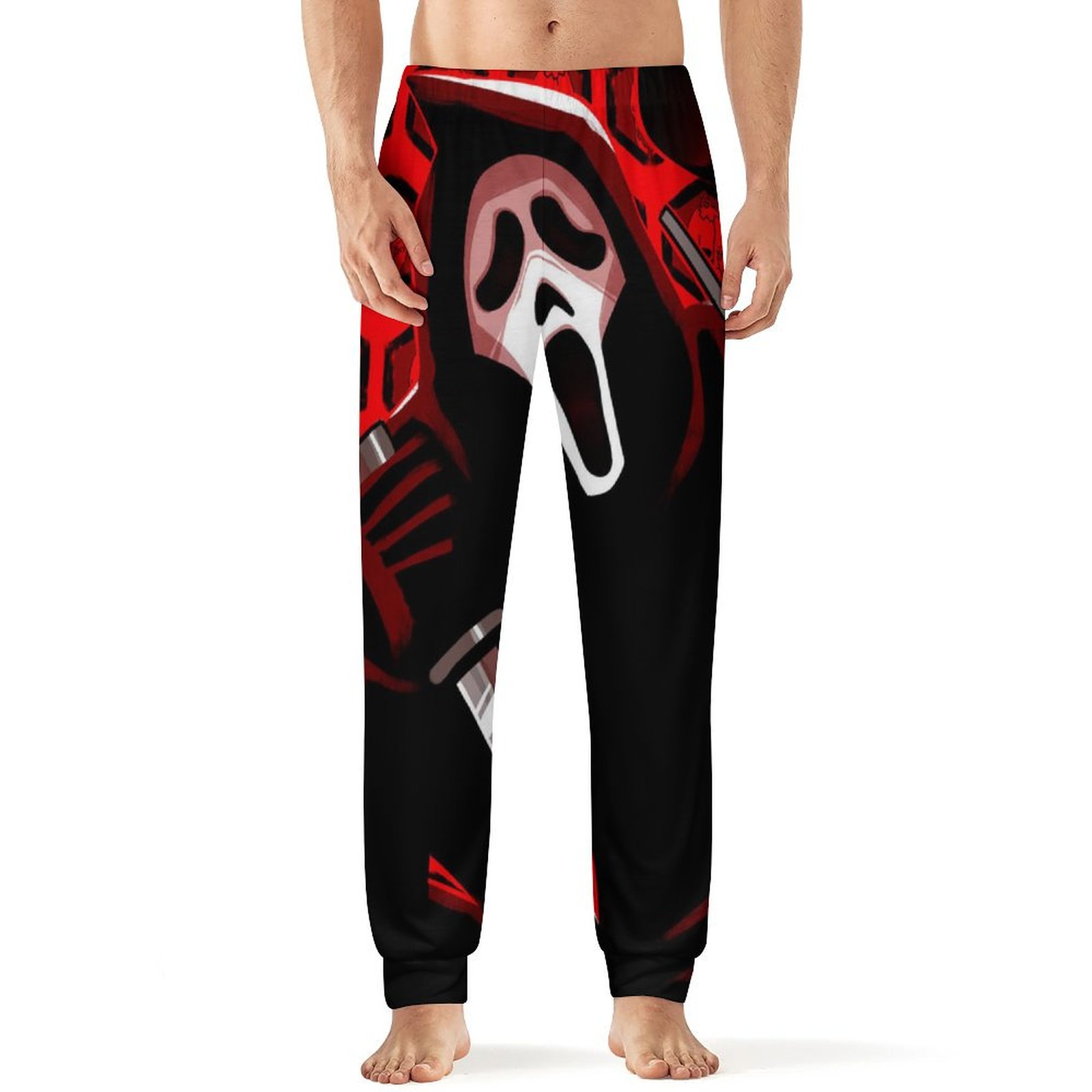 Ghostface Scream Horror Men's Pajama Pants Bottoms Fashion Daily Cozy ...