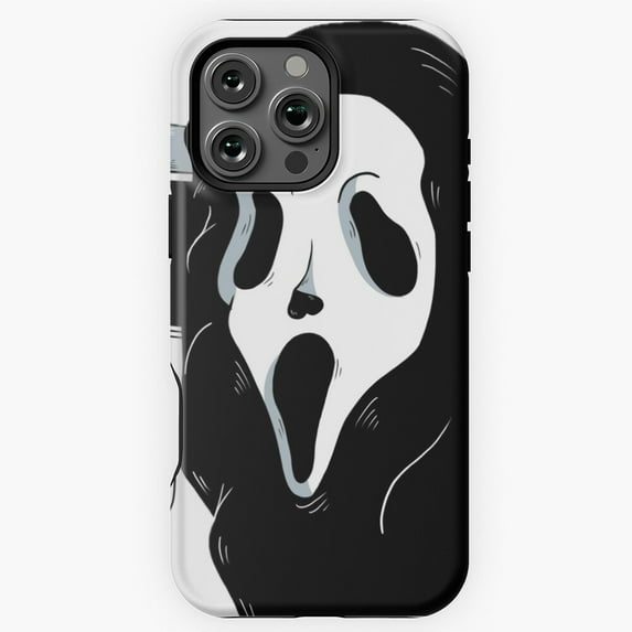 Ghostface Scream Horror Movie Phone Case for iPhone 16 15 14 13 12 11 ...