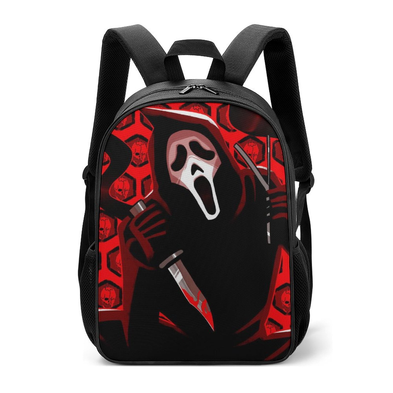 Ghostface Scream Horror School Bag Casual Adjustable Backpack Daypack ...