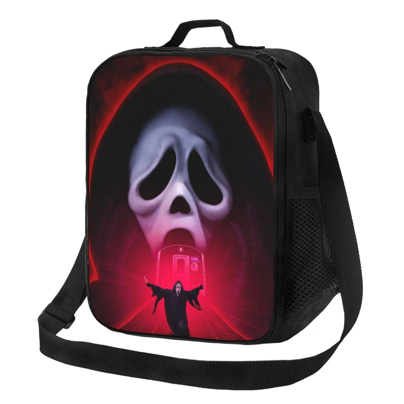 Ghostface Scream Movie Portable Lunch Bag Tote Bento Bag Insulated ...