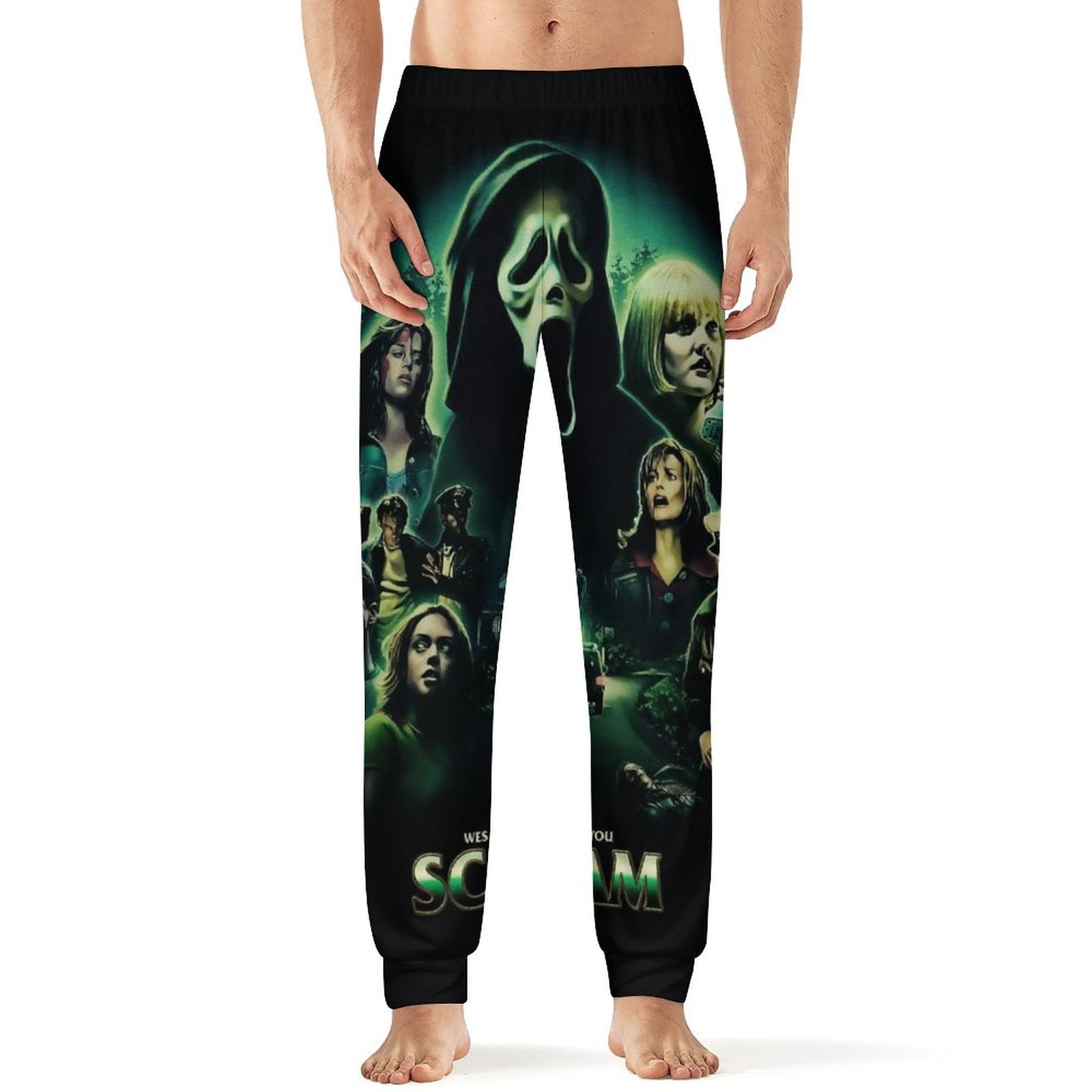 Ghostface Scream Poster Men's Pajama Pants Bottoms Fashion Daily Cozy ...