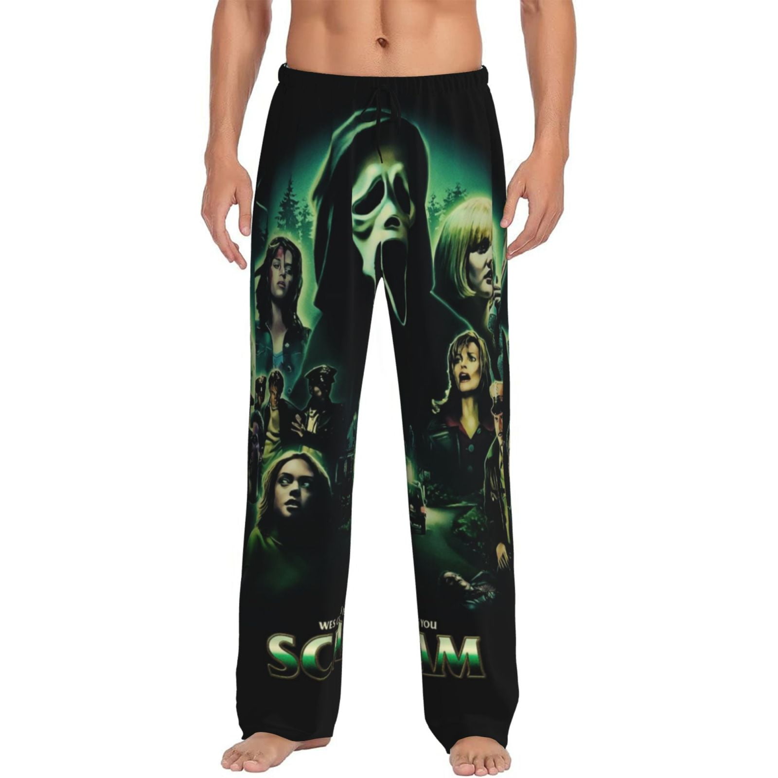 Ghostface Scream Poster Men's Pajama Pants Lounge Fashion Cozy Daily ...
