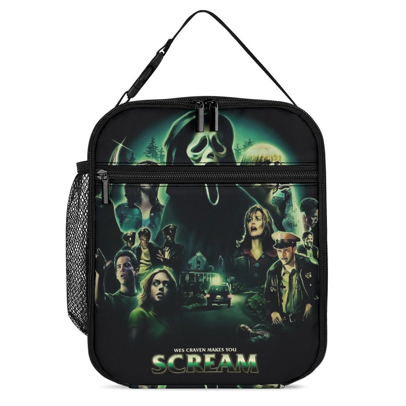 Ghostface Scream Poster Portable Lunch Bag Insulated Lunchbag Cooler ...