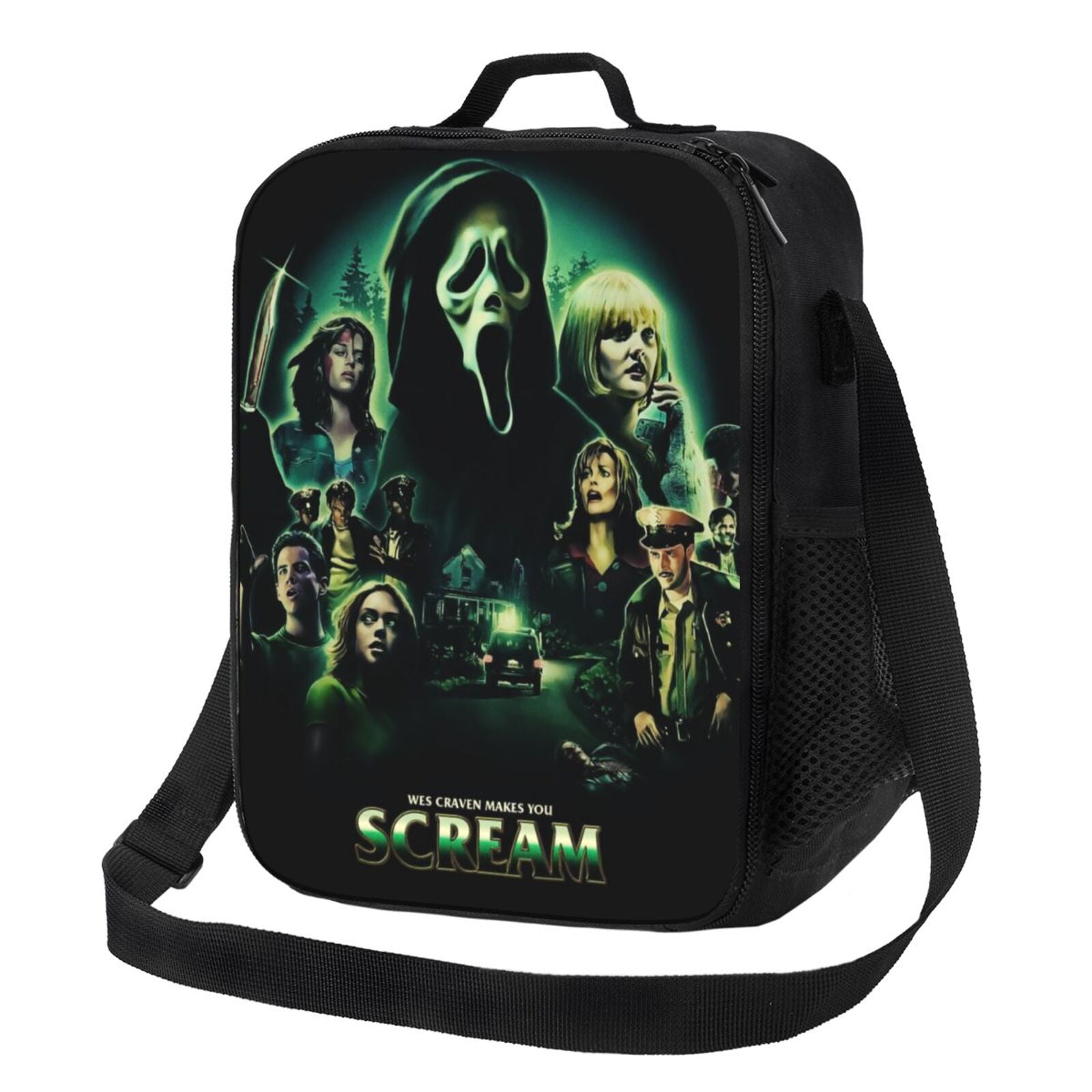 Ghostface Scream Poster Portable Lunch Bag Tote Bento Bag Insulated ...