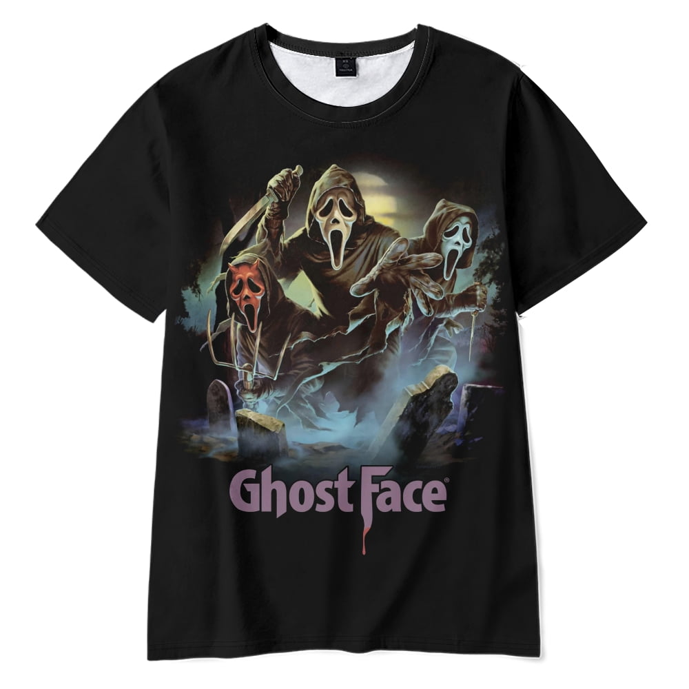 Ghostface Scream T-Shirt Halloween Merch Summer For Men/Women Unisex ...
