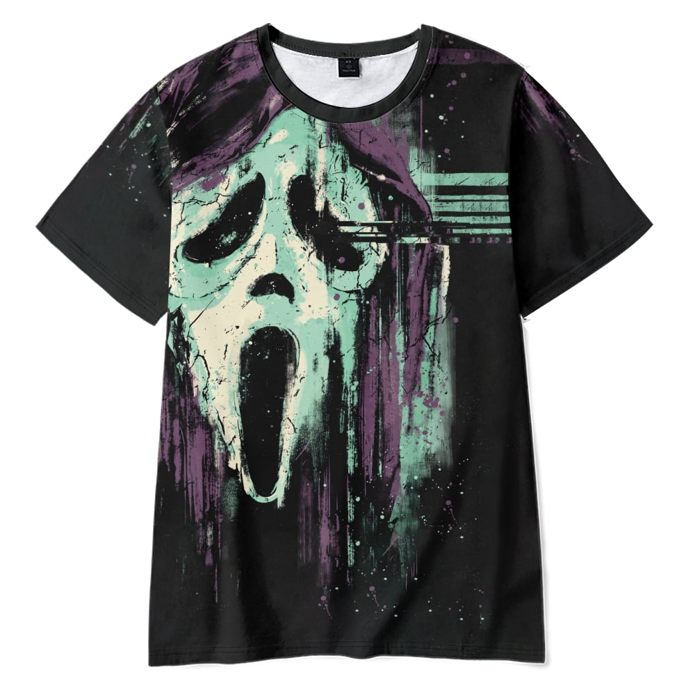 Ghostface Scream T-Shirt Halloween Merch Summer For Men/Women Unisex ...