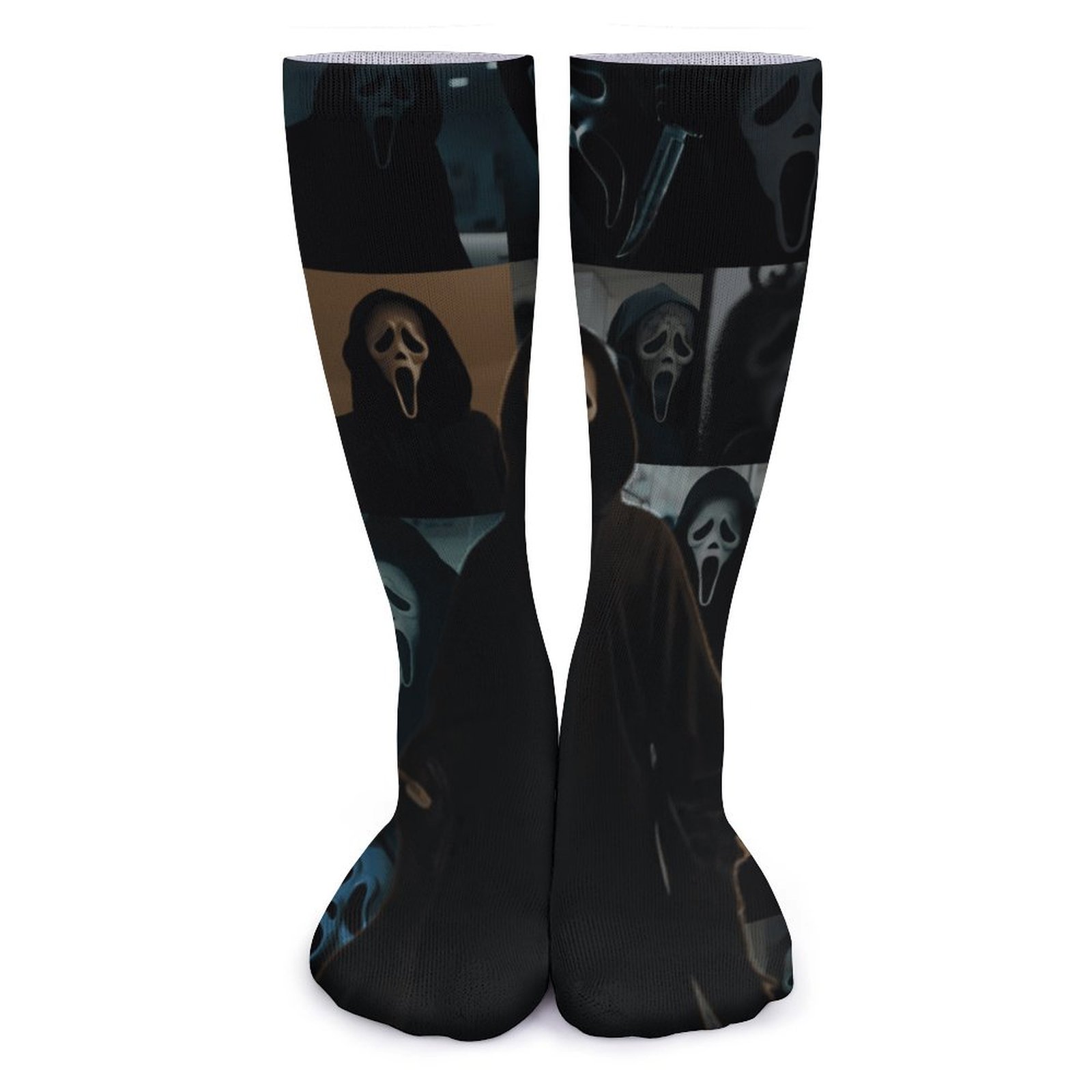 Ghostface Socks for Women Men Novelty Graphic Printed Crew Tube Socks ...
