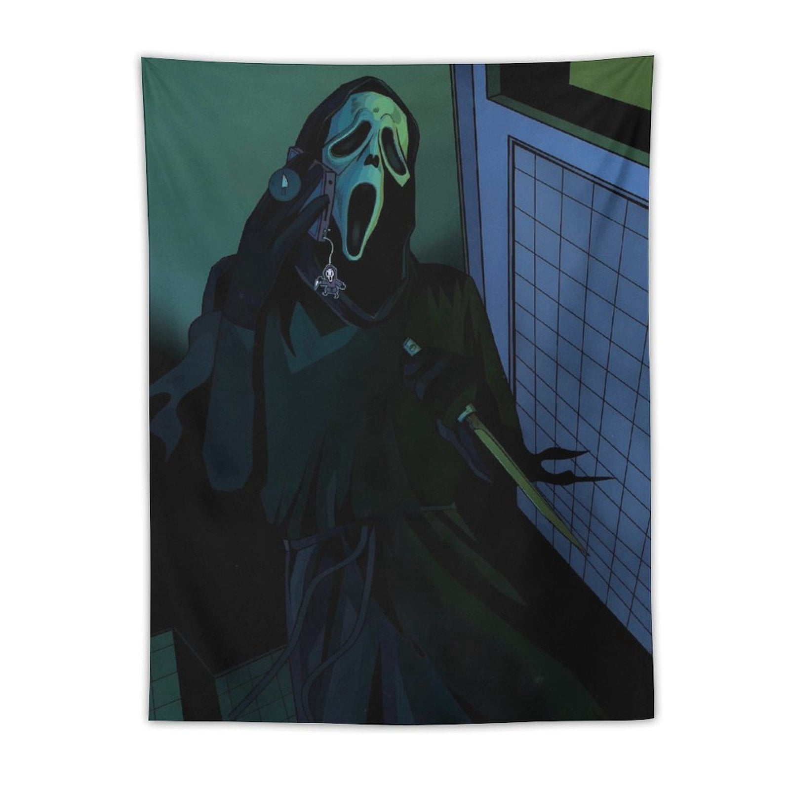 Ghostface Tapestry Bedroom Indie Vertical Tapestry Wall Hanging for ...