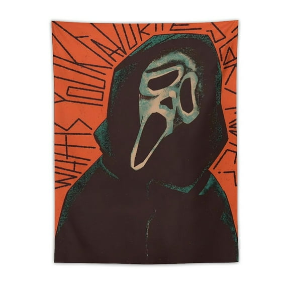 Ghostface Tapestry Wall Hanging, Elegant Wall Hanging Tapestries Wall ...