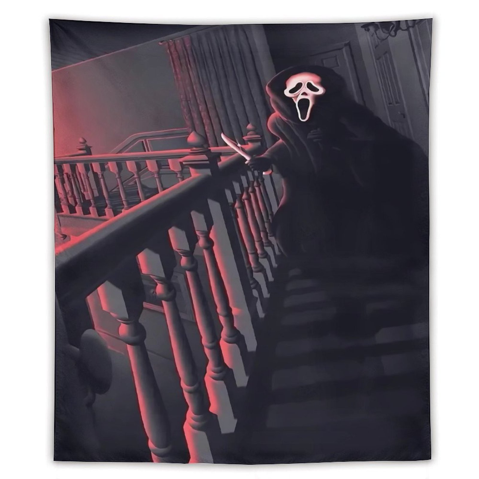 Ghostface Tapestry Wall Hanging, Elegant Wall Hanging Tapestries Wall ...