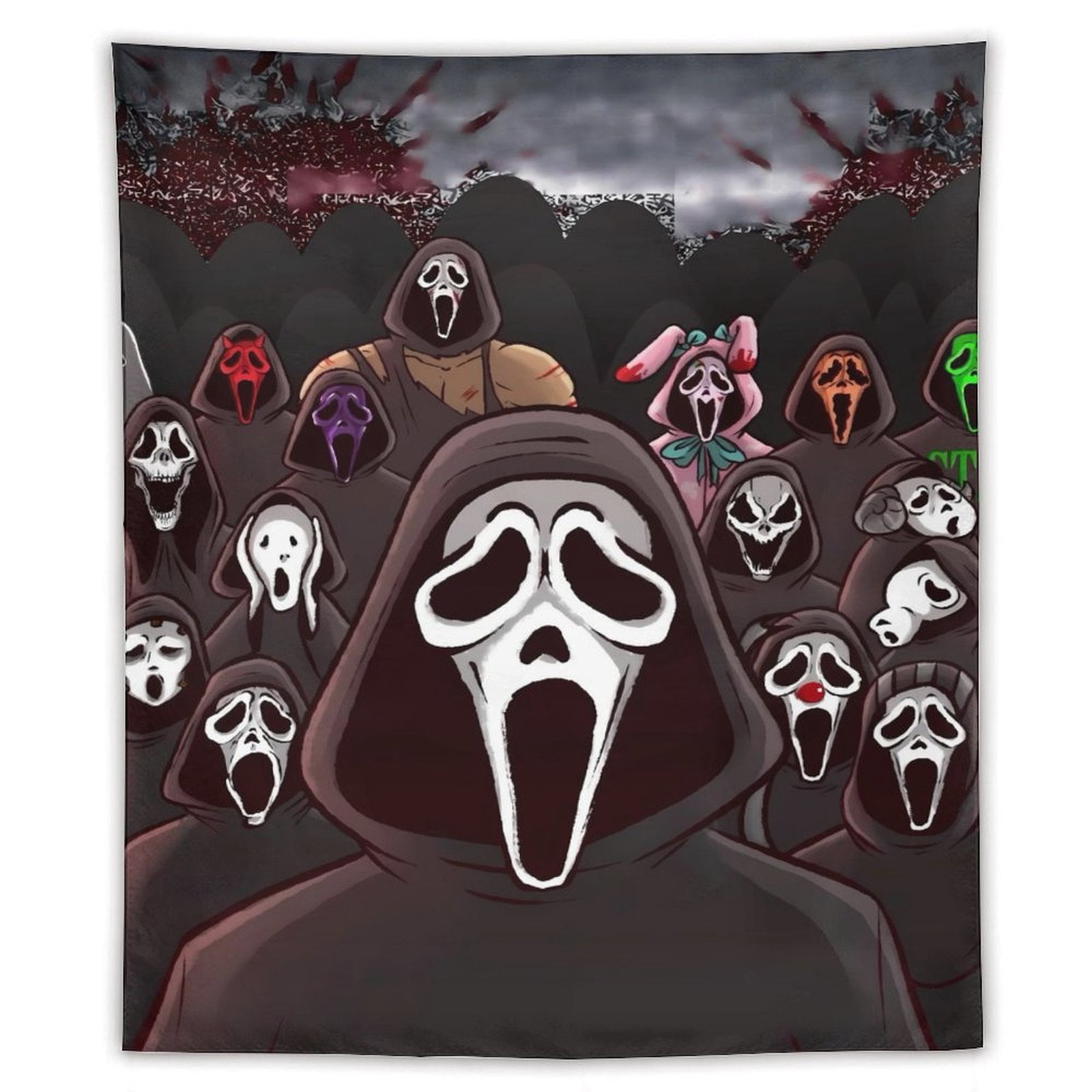 Ghostface Tapestry Wall Hanging, Elegant Wall Hanging Tapestries Wall ...