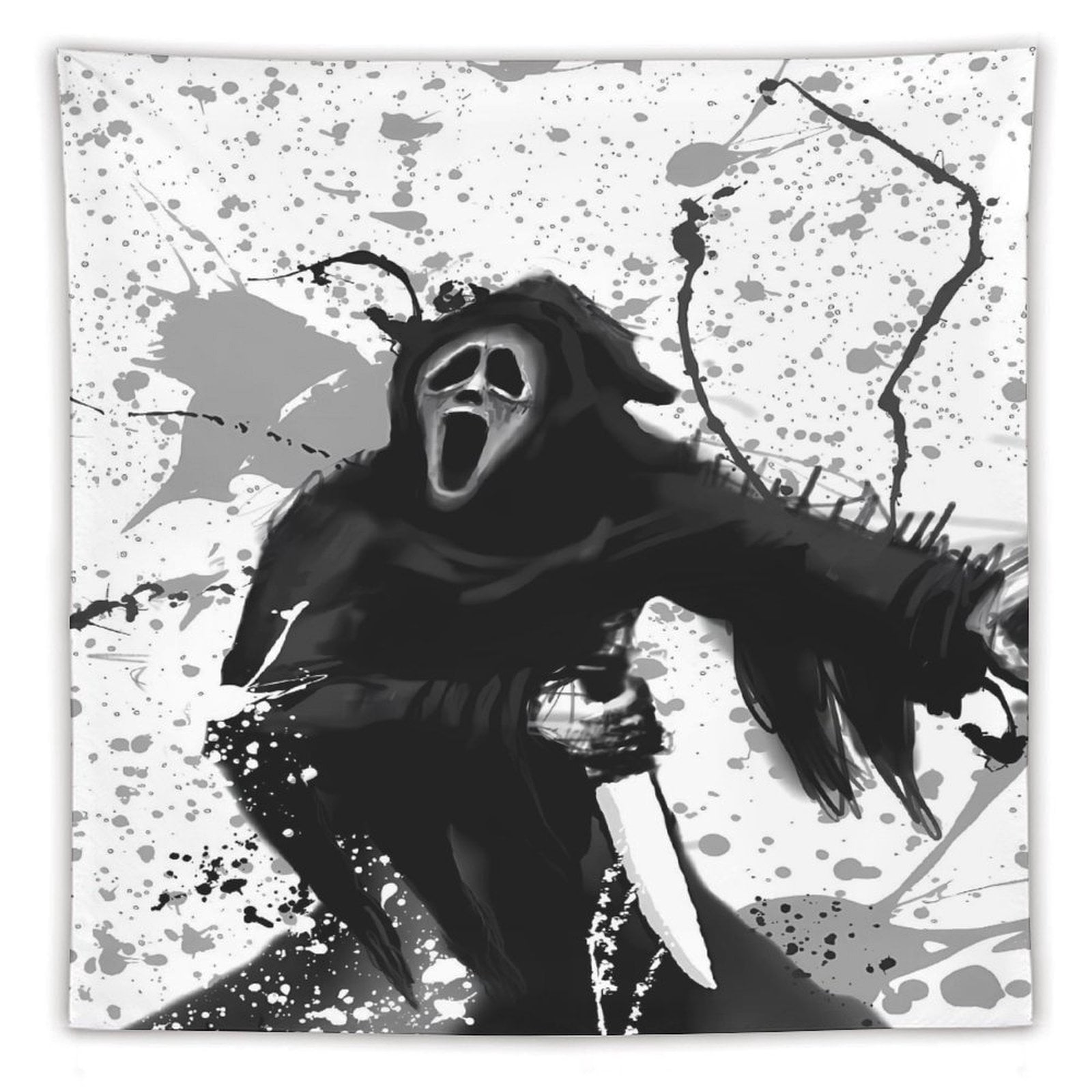 Ghostface Tapestry Wall Hanging, Elegant Wall Hanging Tapestries Wall ...