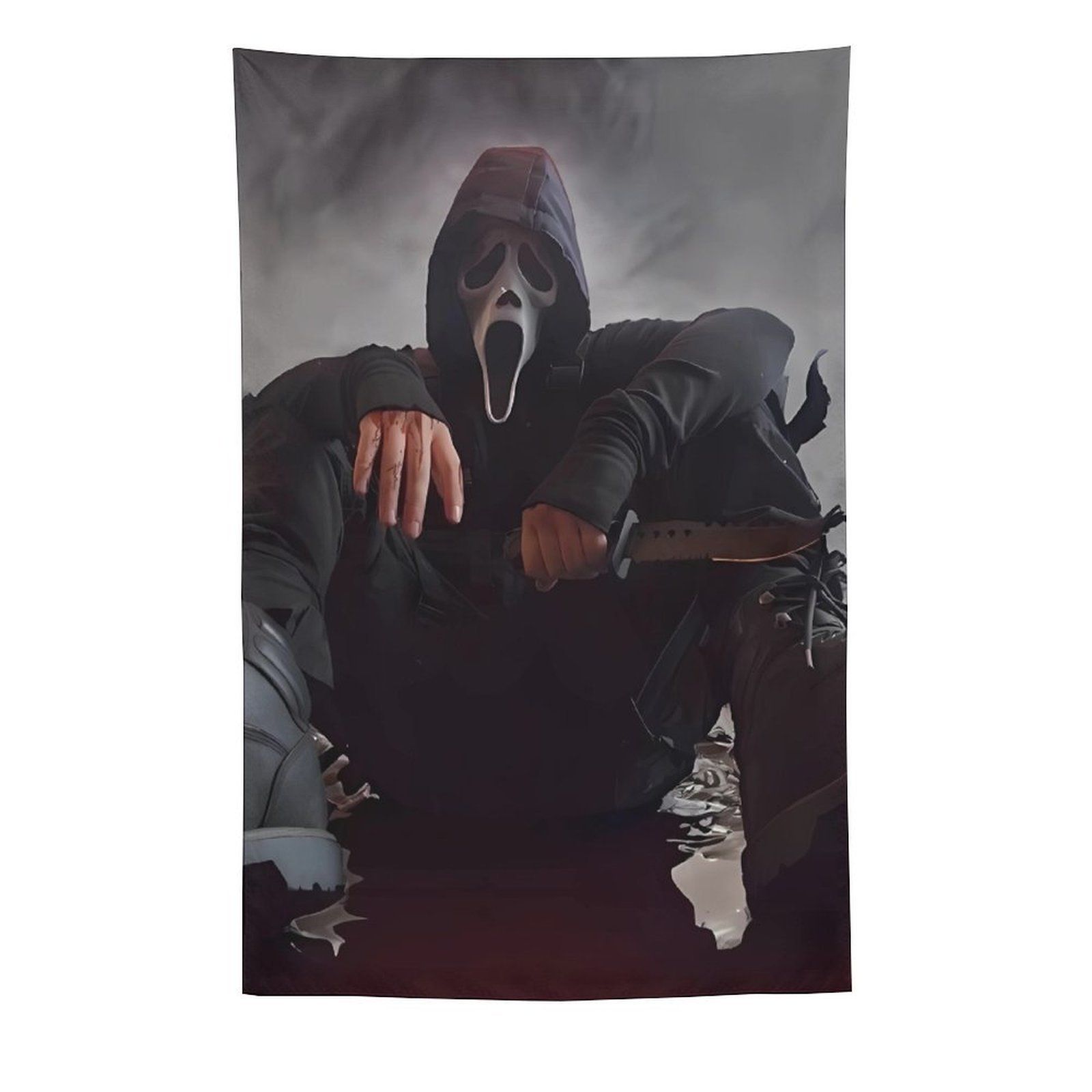 Ghostface Tapestry Wall Hanging, Elegant Wall Hanging Tapestries Wall ...